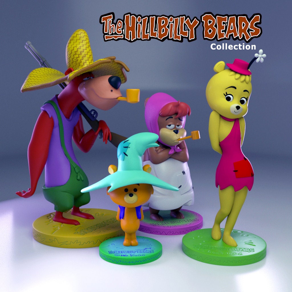 3D Figures of Famous Cartoon Characters , 3D Printer Stl Files - Etsy