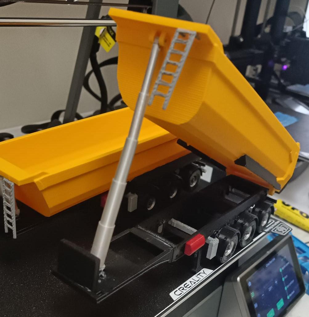 1/36 Scale Dumper Trailer Stl File 3d Printer File - Etsy