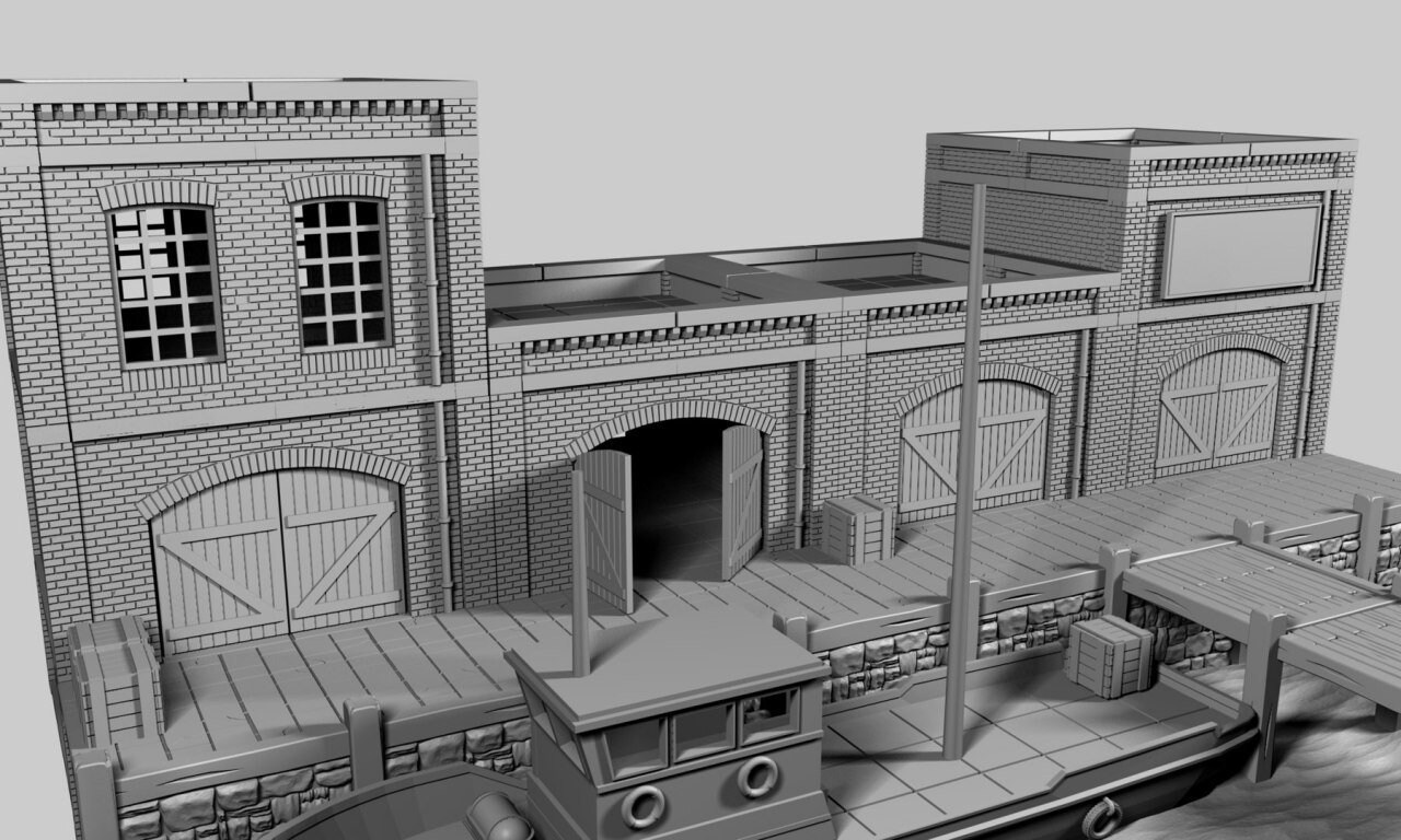 Diorama Buildings High Quality Total 25 Building Stl File - Etsy