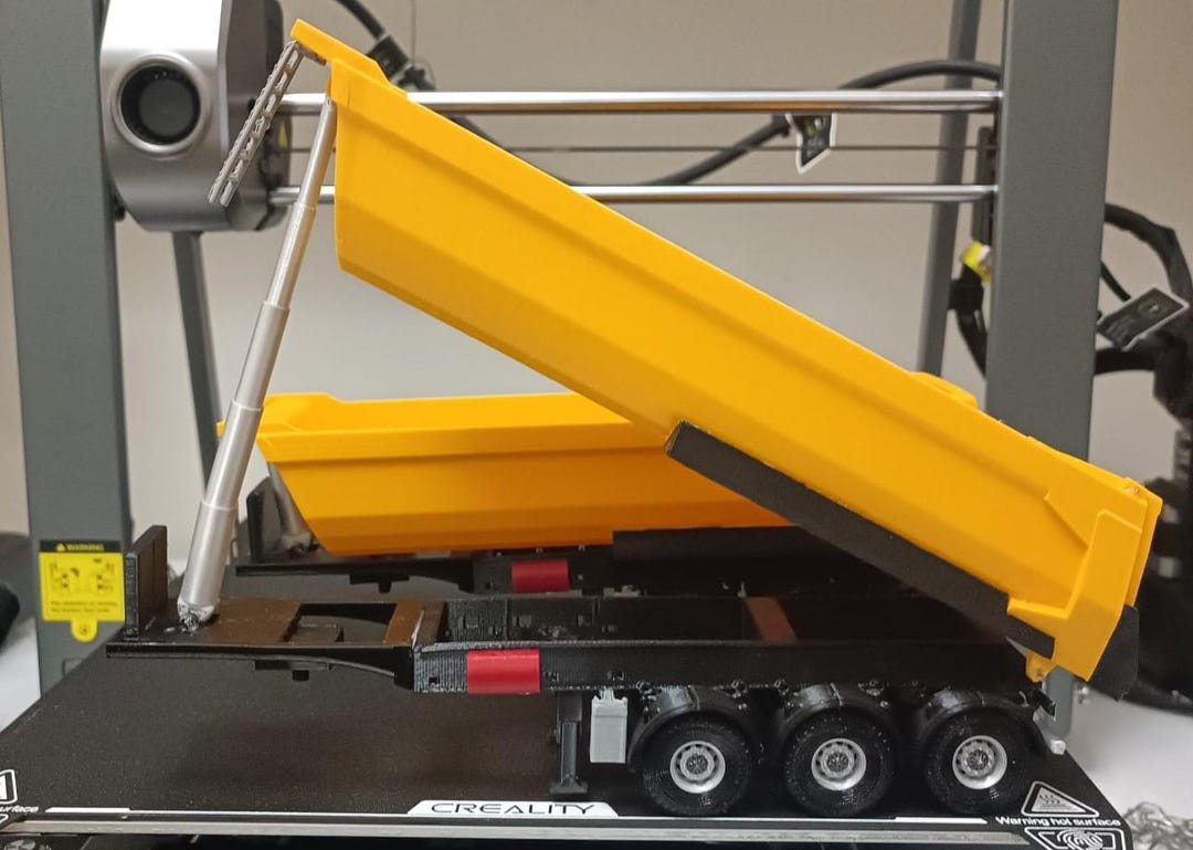 1/36 Scale Dumper Trailer Stl File 3d Printer File - Etsy