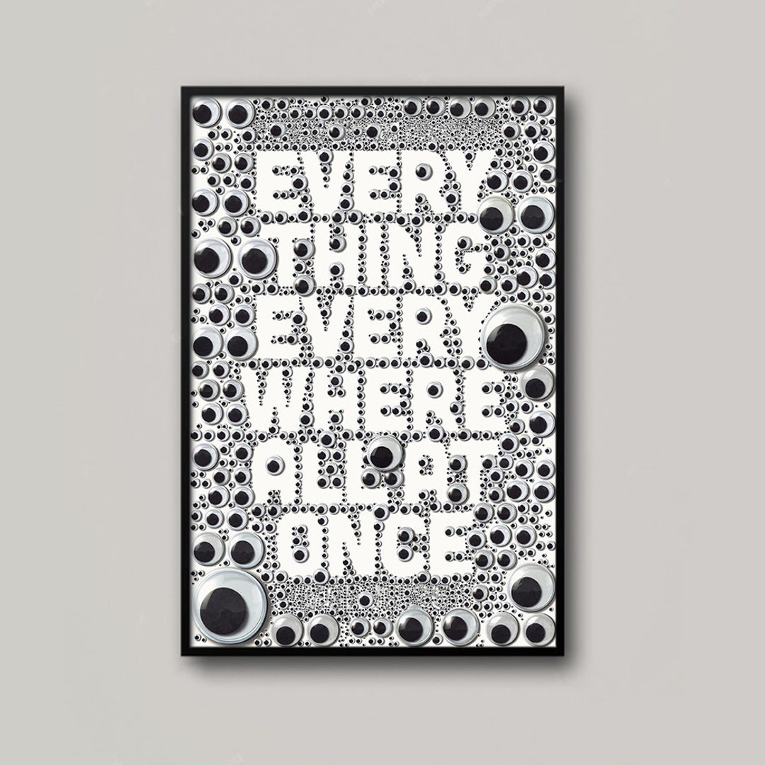 Everything Everywhere All at Once Poster Movie Poster Vintage Poster ...
