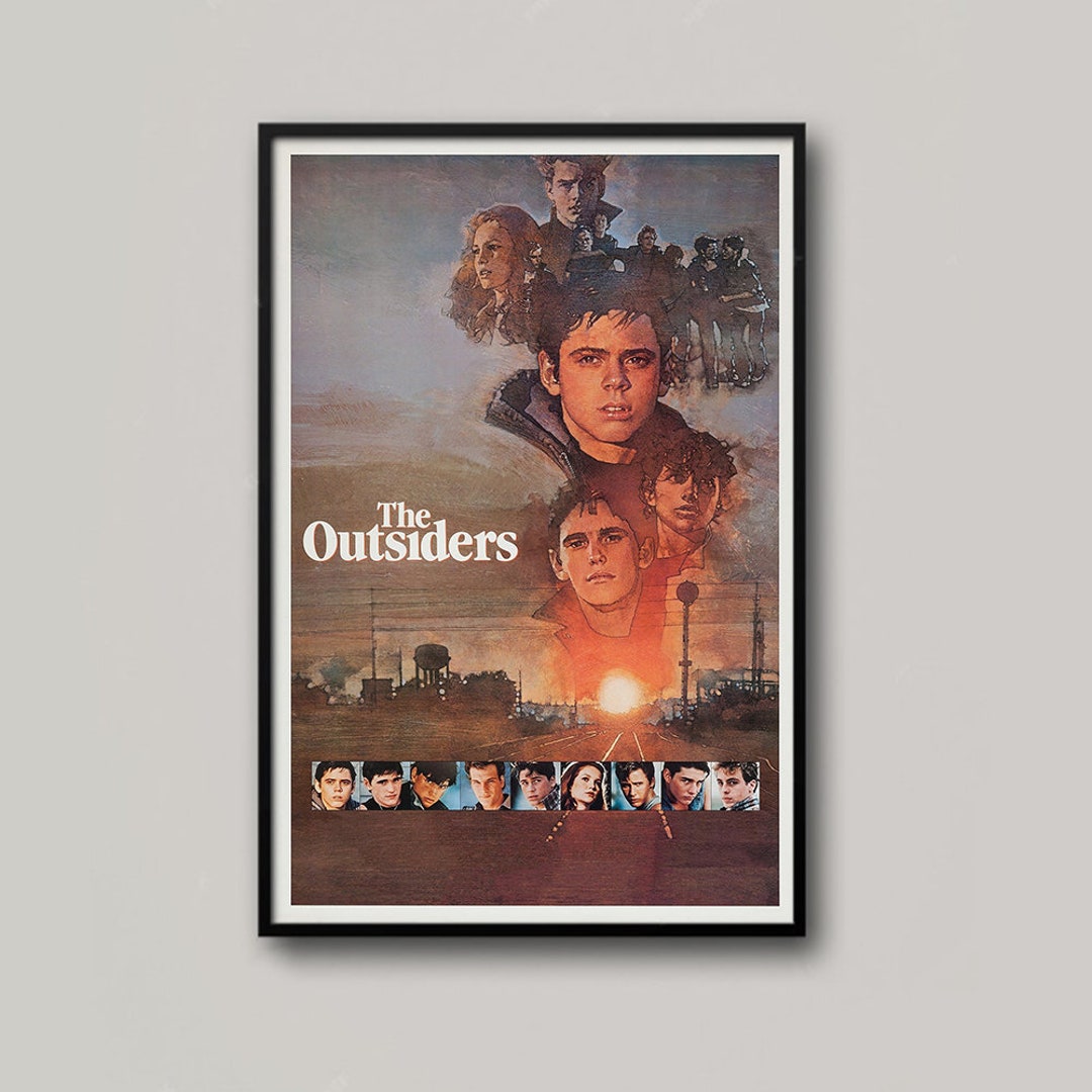 The Outsiders Poster Movie Poster Vintage Poster Wall Art Unique Gift ...