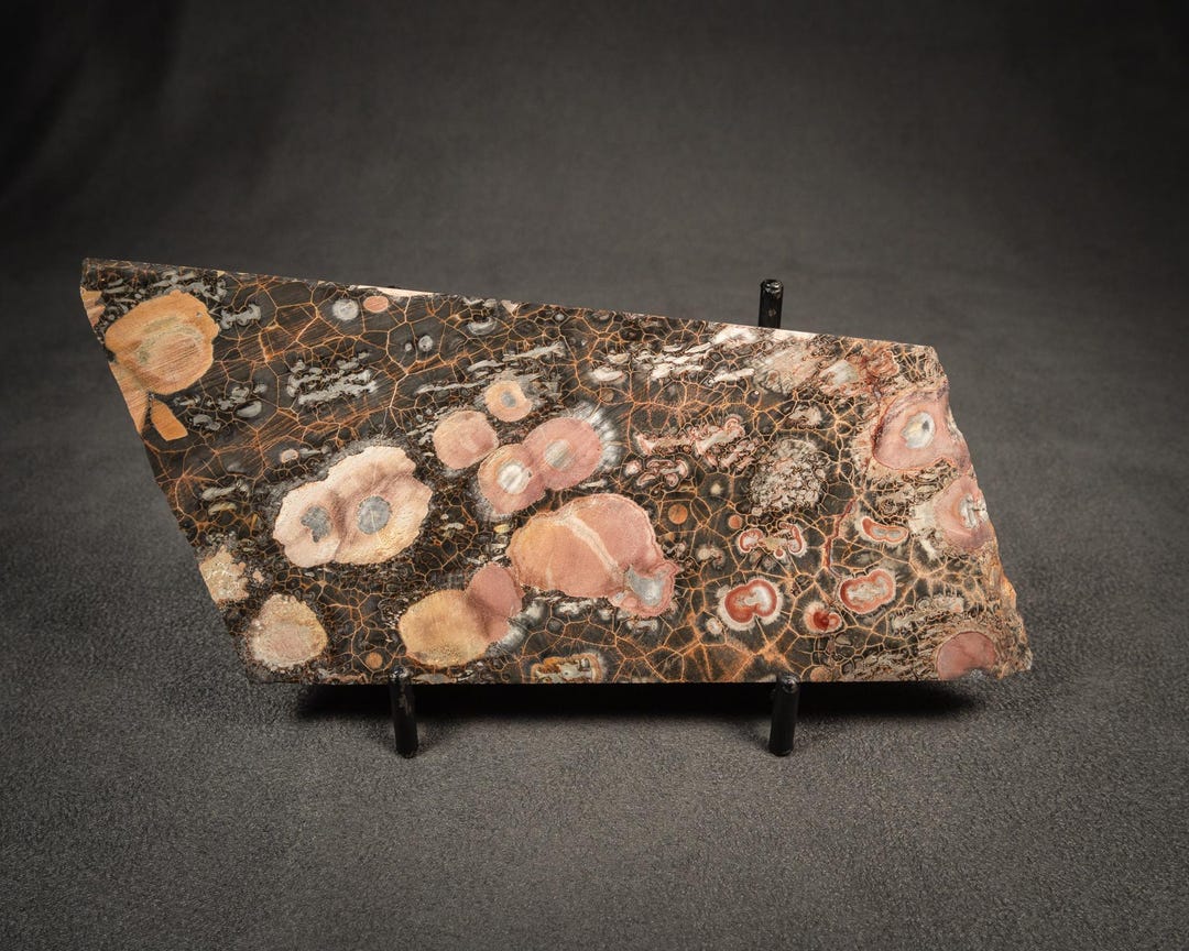 Galaxy Rhyolite Slab, Mirror Polish, Natural, Solar System in a Rock ...