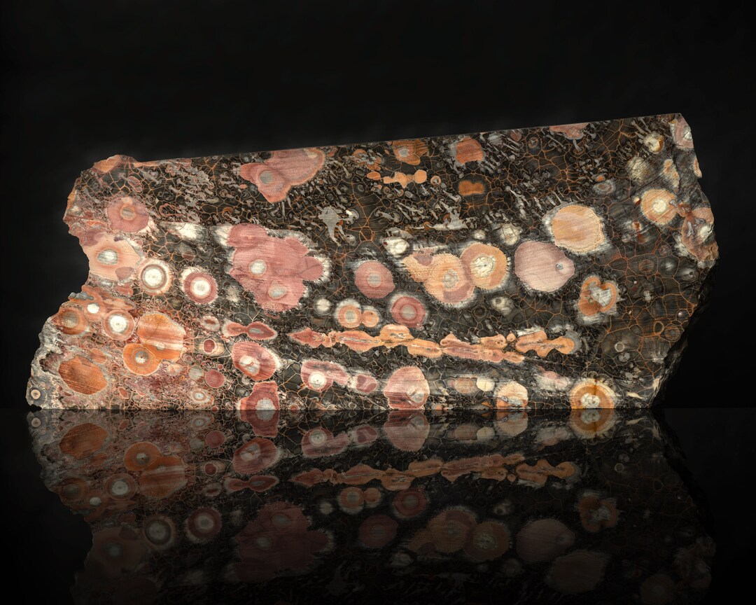 Galaxy Rhyolite Slab, Mirror Polish, Natural, Solar System in a Rock ...