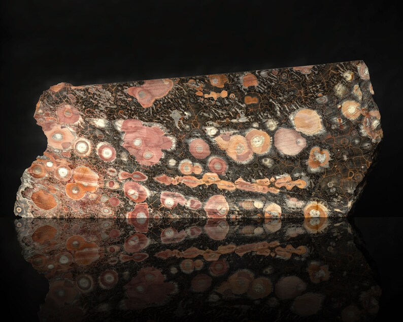 Galaxy Rhyolite Slab, Mirror Polish, Natural, Solar System in a Rock ...