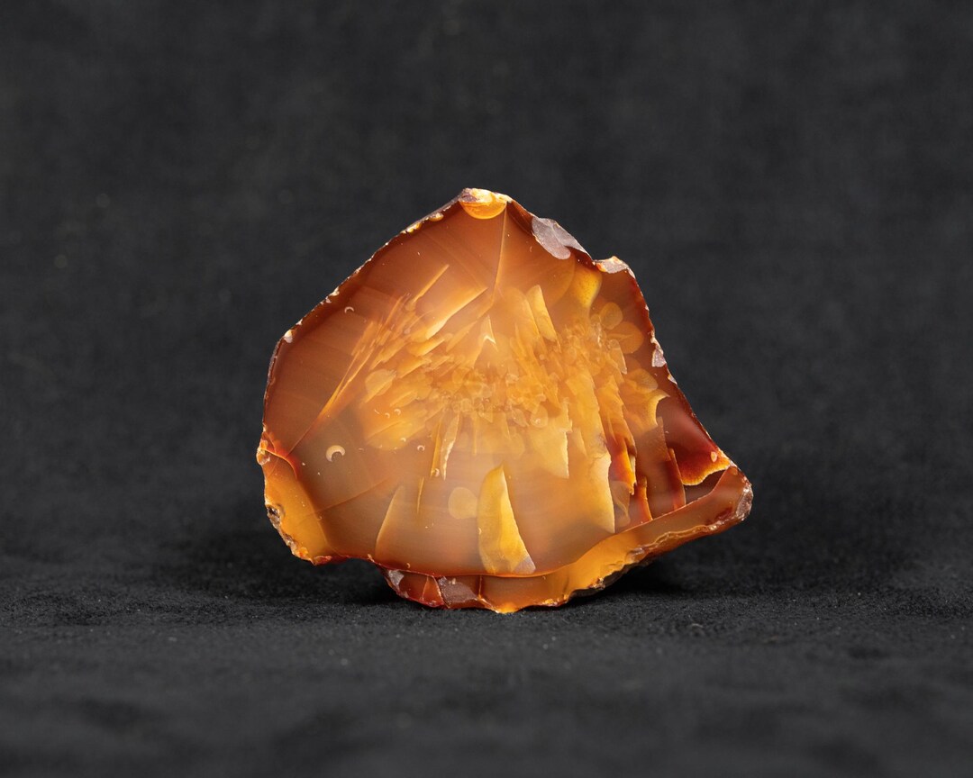 Carnelian Corn Flake Agate, Lebanon, Oregon, Buckskin, Mirror Polish ...