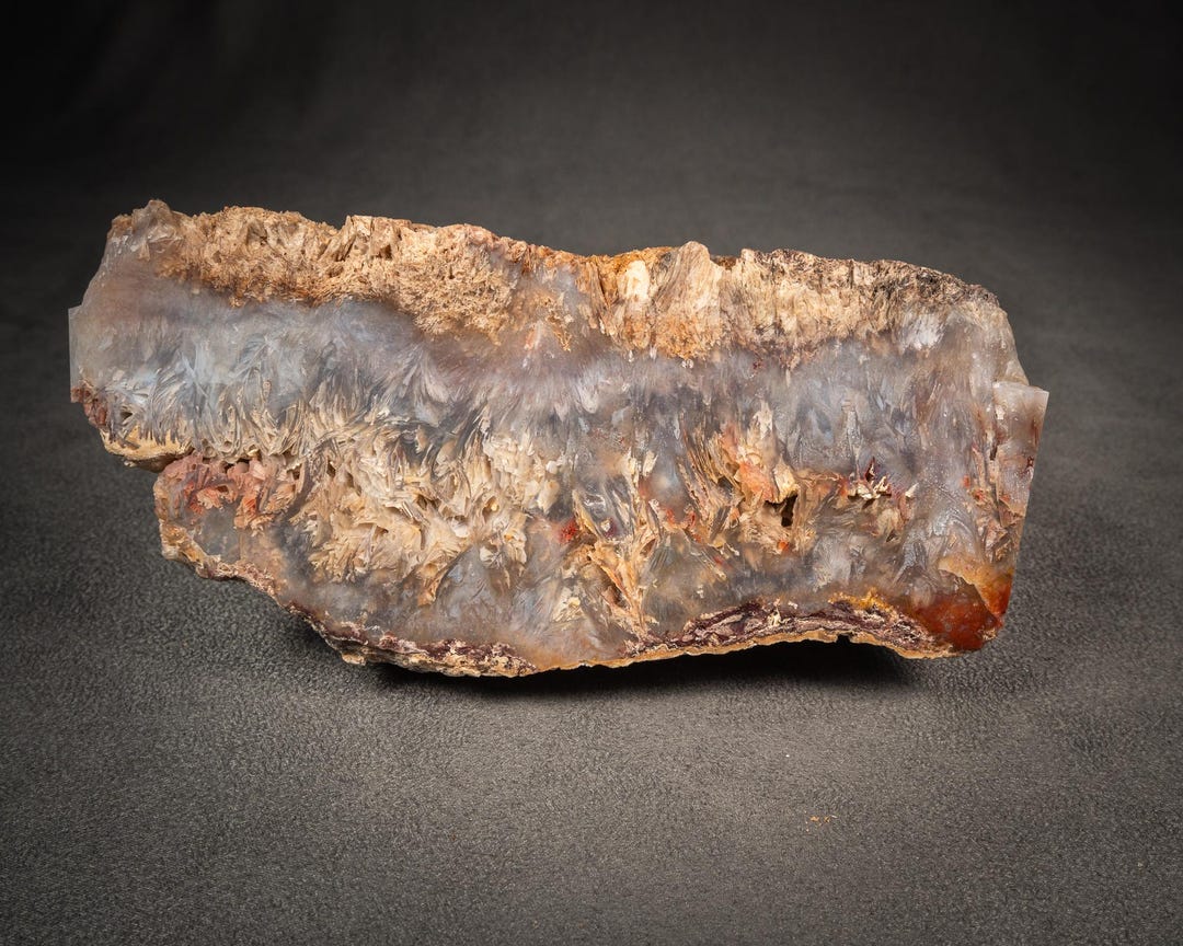 Sagenite Agate, Polished, Natural Rough Exterior, Collection, Gift ...