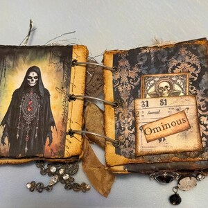 Gothic Copper Cover Junk Journal: Handmade Creepy Book - Etsy
