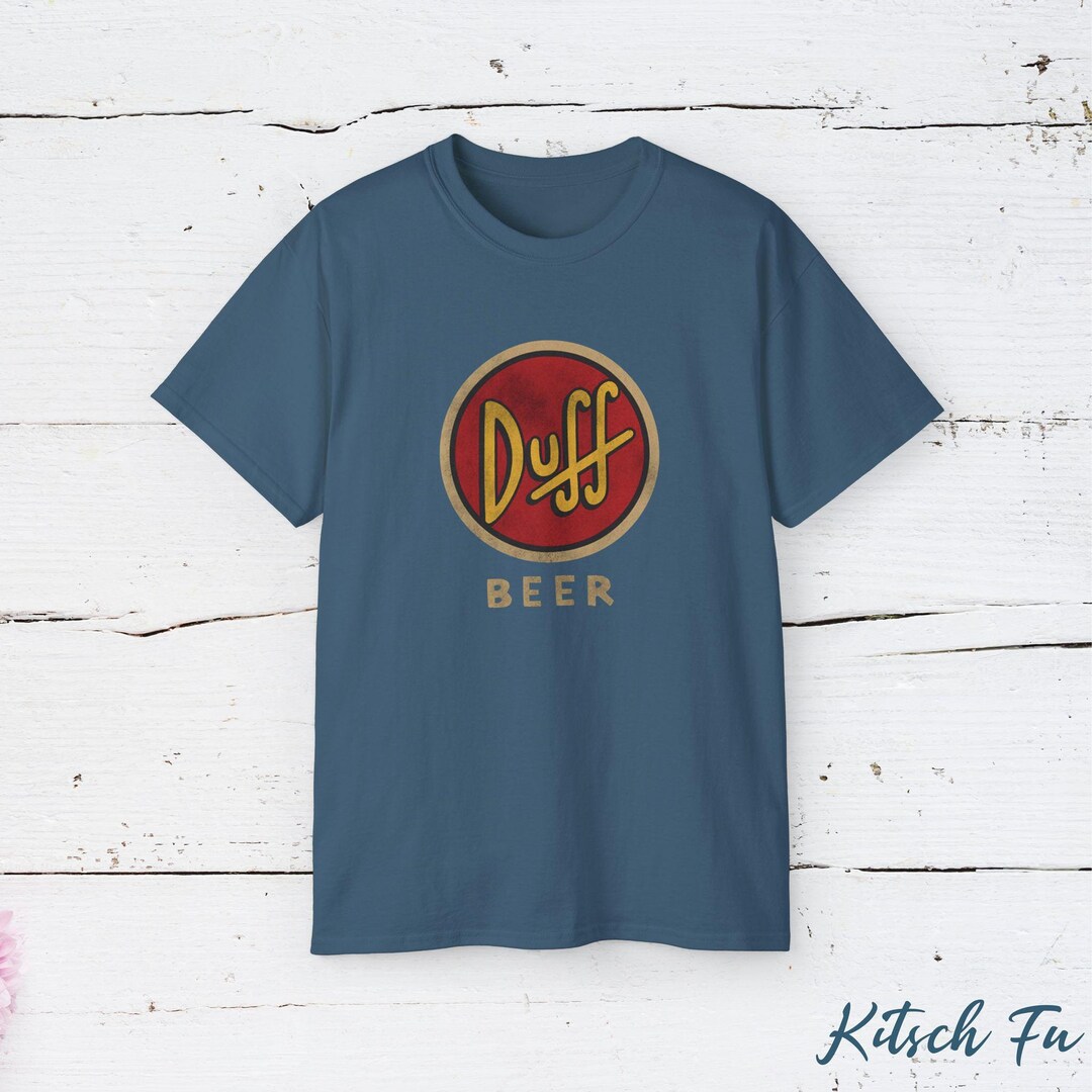 Duff Beer Logo T-shirt the Simpsons Fan Apparel Retro Cartoon ...