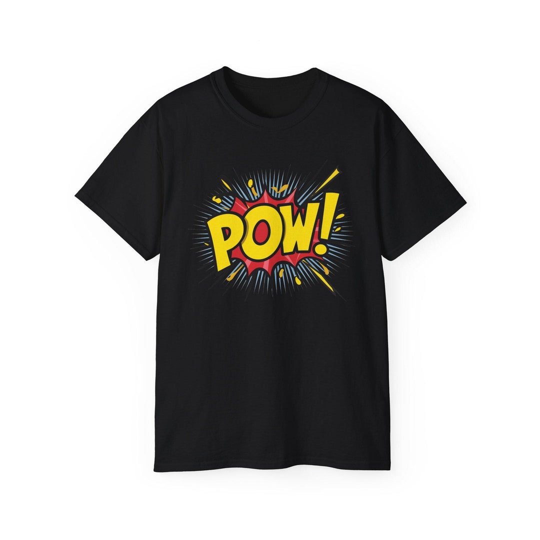 POW! Comic Book Sound Effect T-shirt | Gildan Ultra Cotton | Retro ...