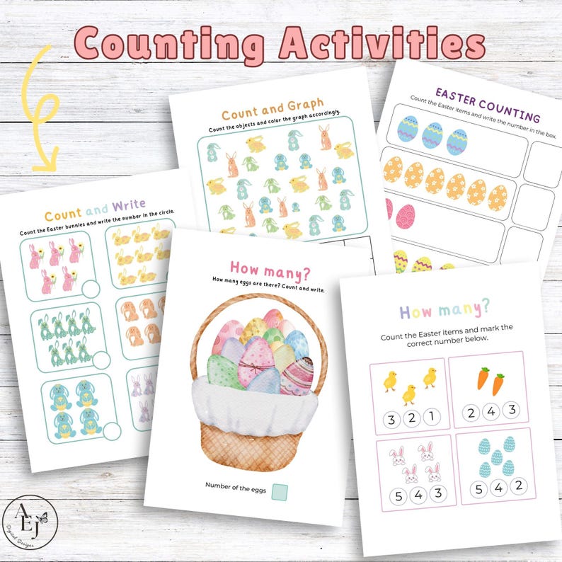 Easter Kids Activity Book Printable, Kids Activity Pack, Coloring Pages ...