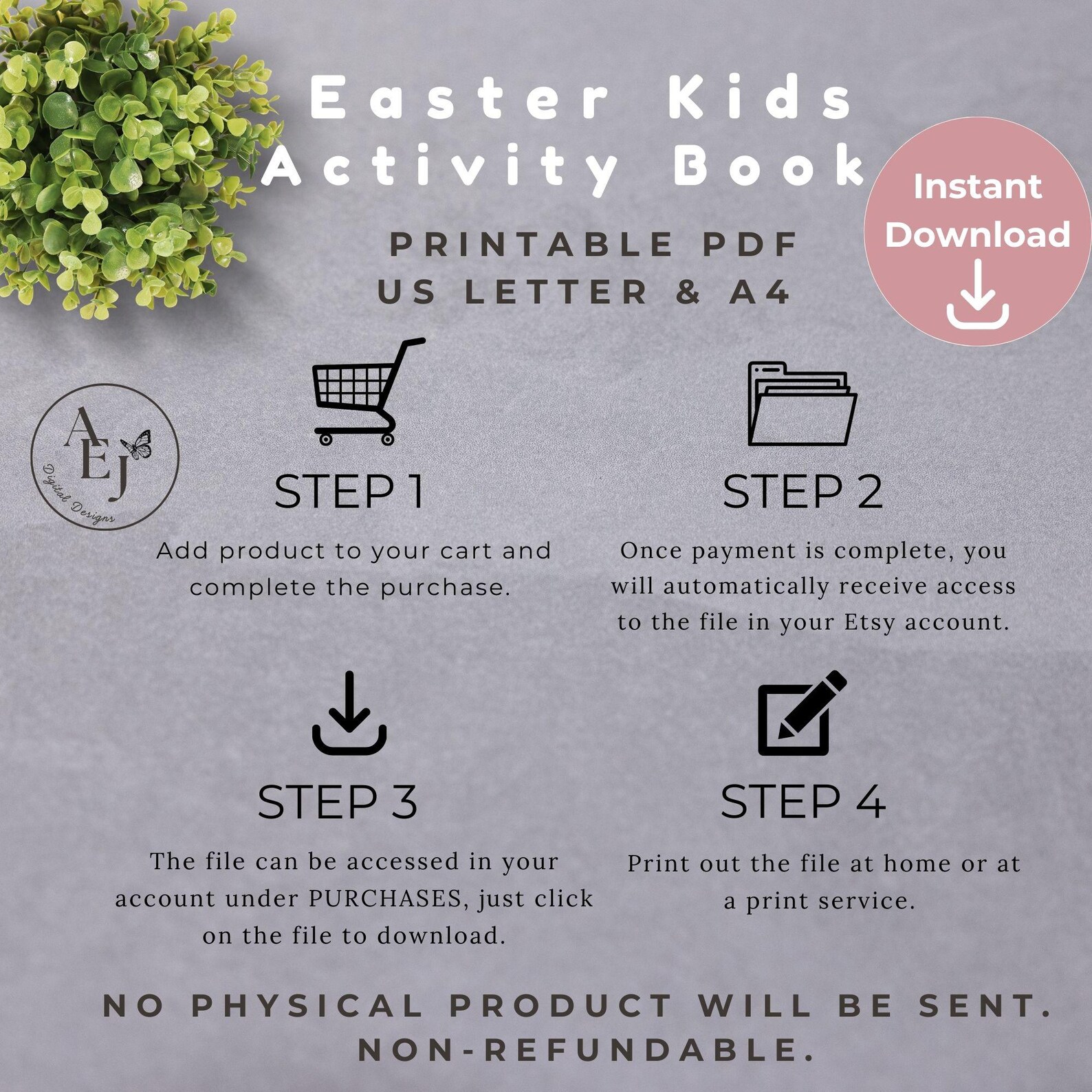 Easter Kids Activity Book Printable, Kids Activity Pack, Coloring Pages ...