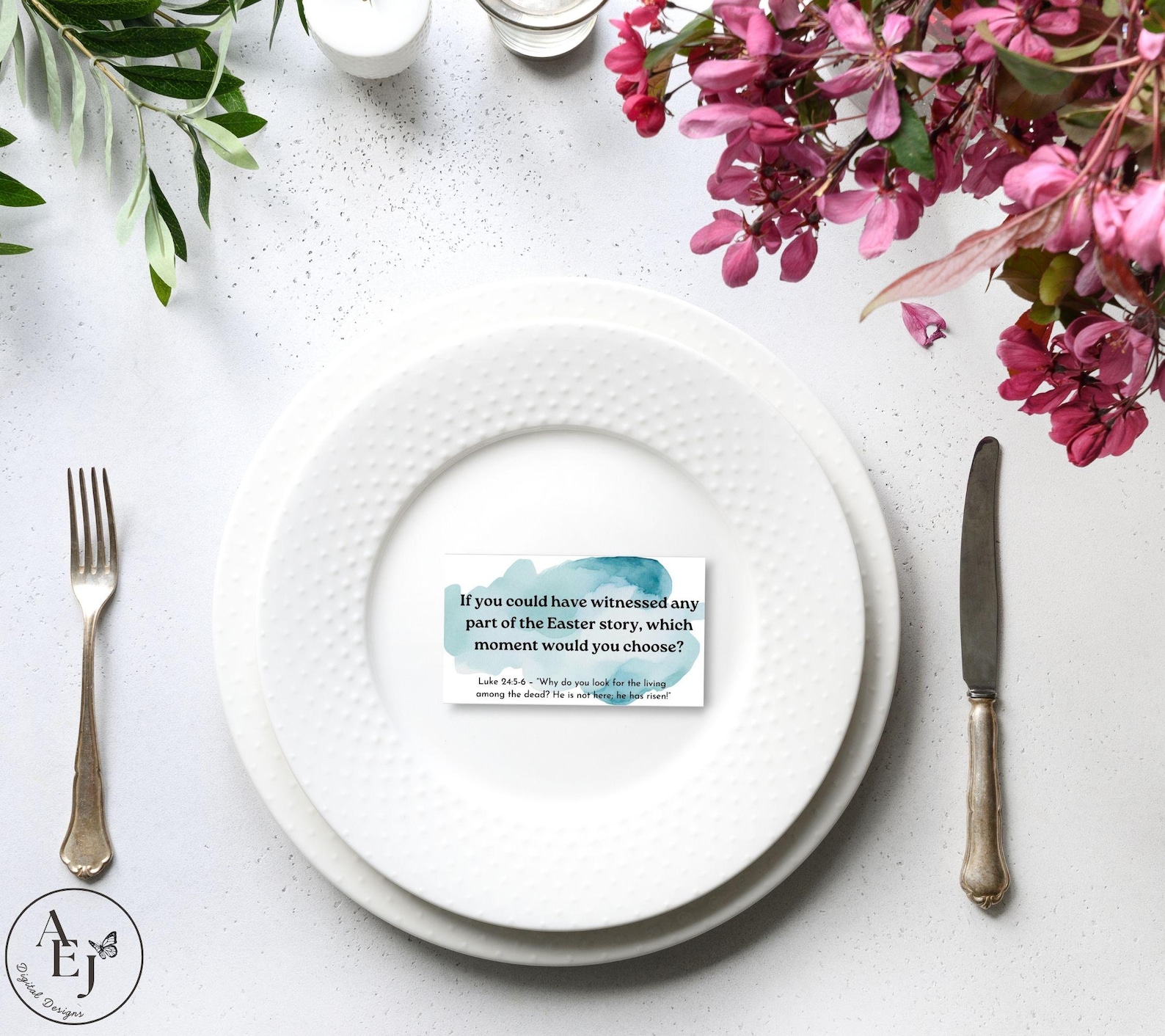 Christian Easter Conversation Cards, Faith Based Easter Questions ...