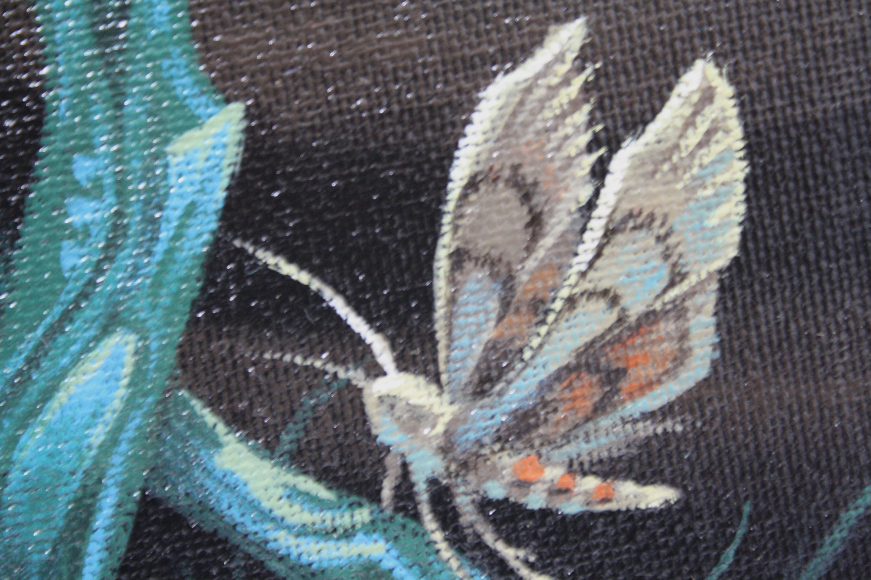 Moths in the Light, Nature Surrealism, Original Art Acrylic Painting - Etsy