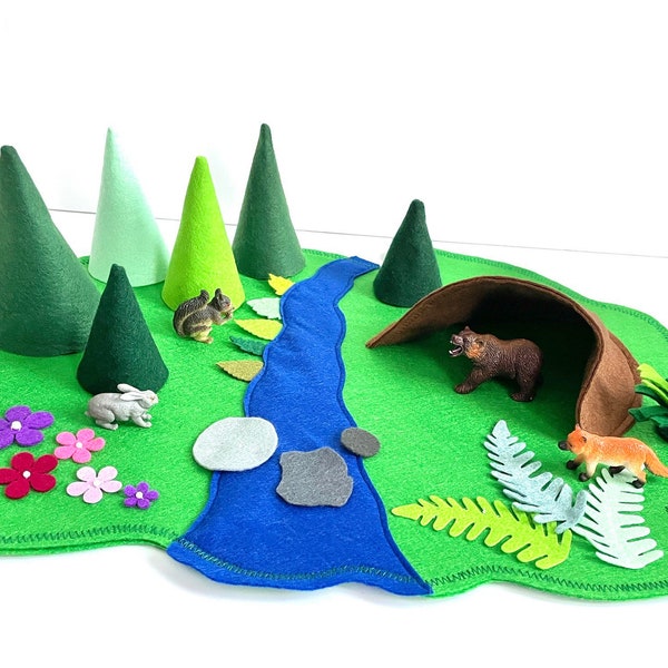 Felt Play Mat - Etsy