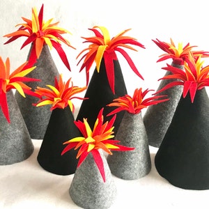 Felt Play Mat Accessories - Felt Mountain - Felt Volcano - Felt ...