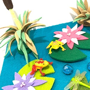 Pond Play Mat - Complete Set - Pond Life Play Mat - Felt Play Mat ...