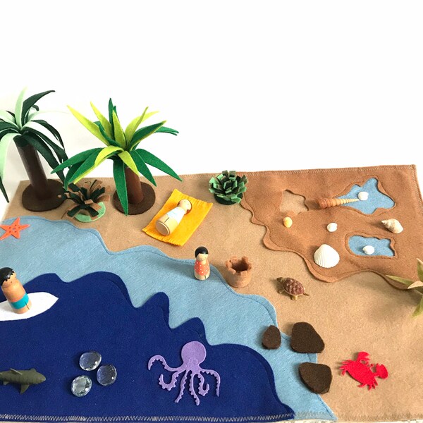 Felt Play Mat - Etsy