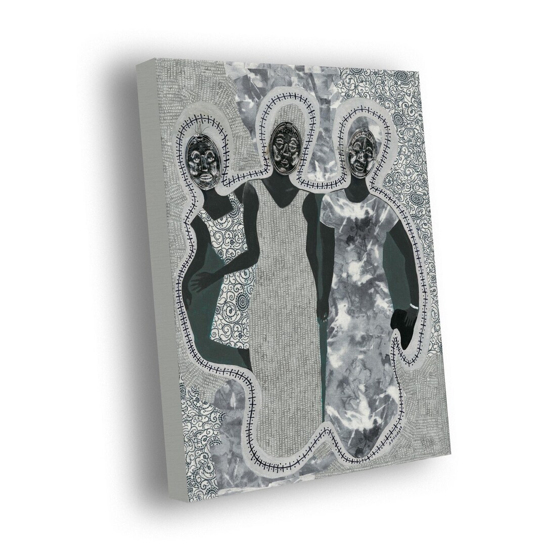 Mirror Mirror - Symbolic African American Art Collage by Black Artist ...