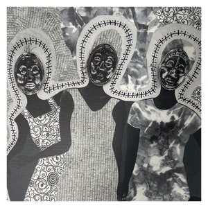 Mirror Mirror - Symbolic African American Art Collage by Black Artist ...