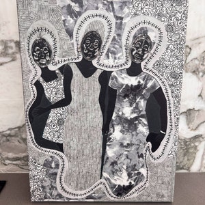 Mirror Mirror - Symbolic African American Art Collage by Black Artist ...