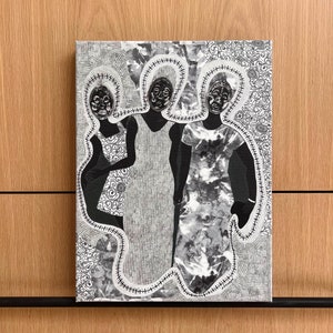 Mirror Mirror - Symbolic African American Art Collage by Black Artist ...
