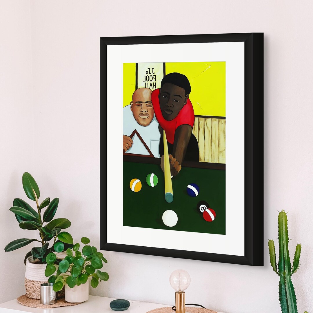 African American Pool Hall Art Print: Community & Culture Giclée - Etsy