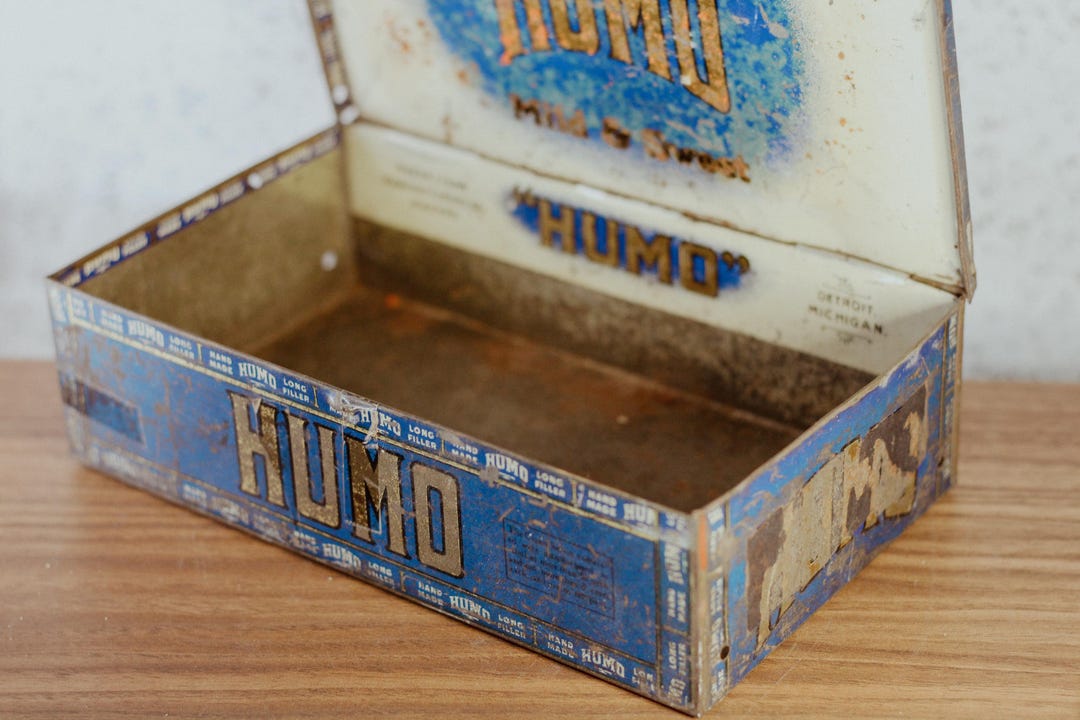 Vintage Humo Tin Cigar Box - Etsy