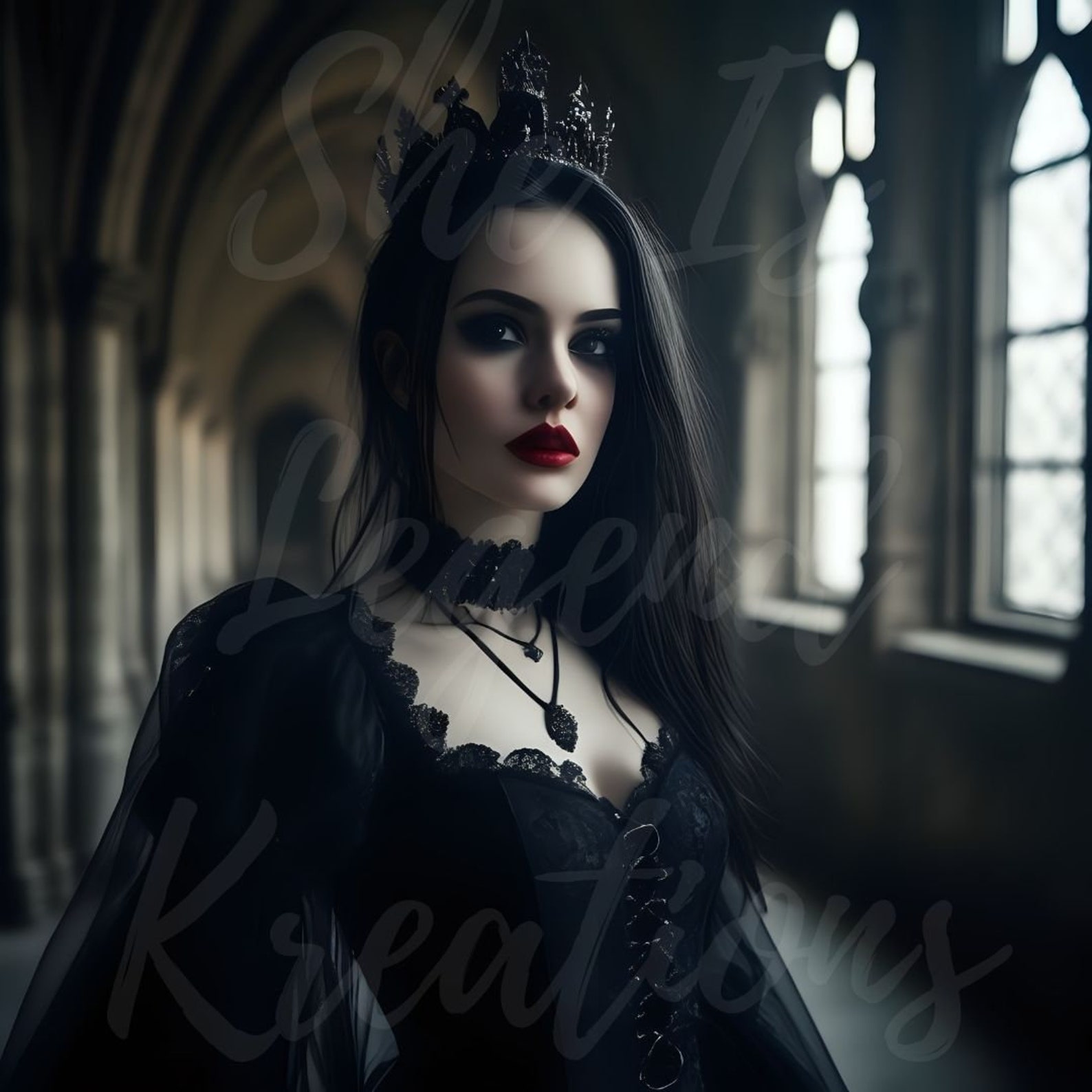 Dark Queen Gothic Art Print #6 - Digital Download, Wall Art Decor for ...