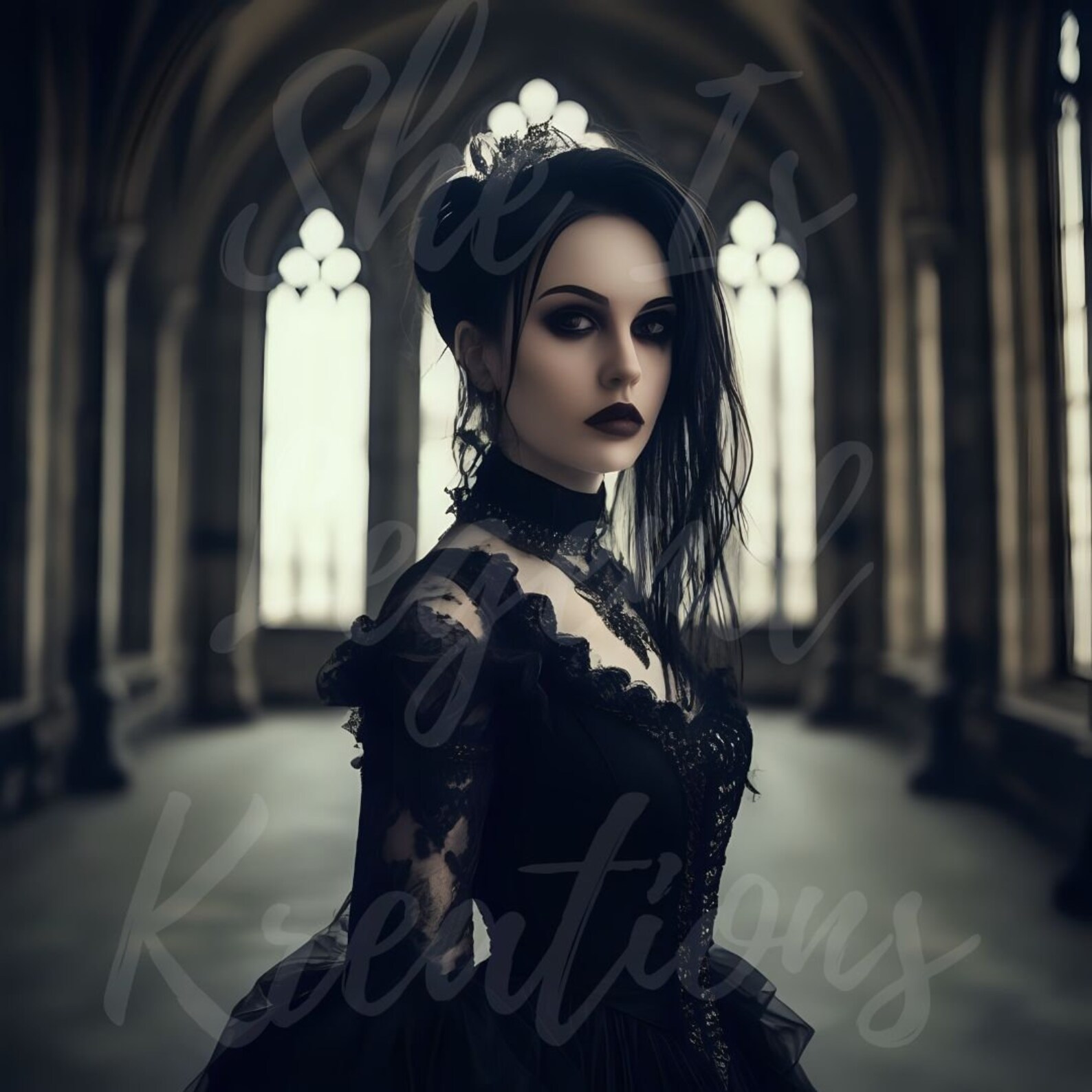 Dark Queen Gothic Art Print #5 - Digital Download, Wall Art Decor for ...