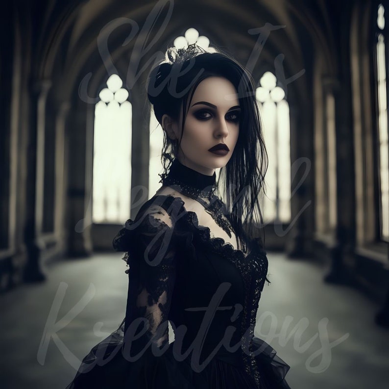 Dark Queen Gothic Art Print #5 - Digital Download, Wall Art Decor for ...