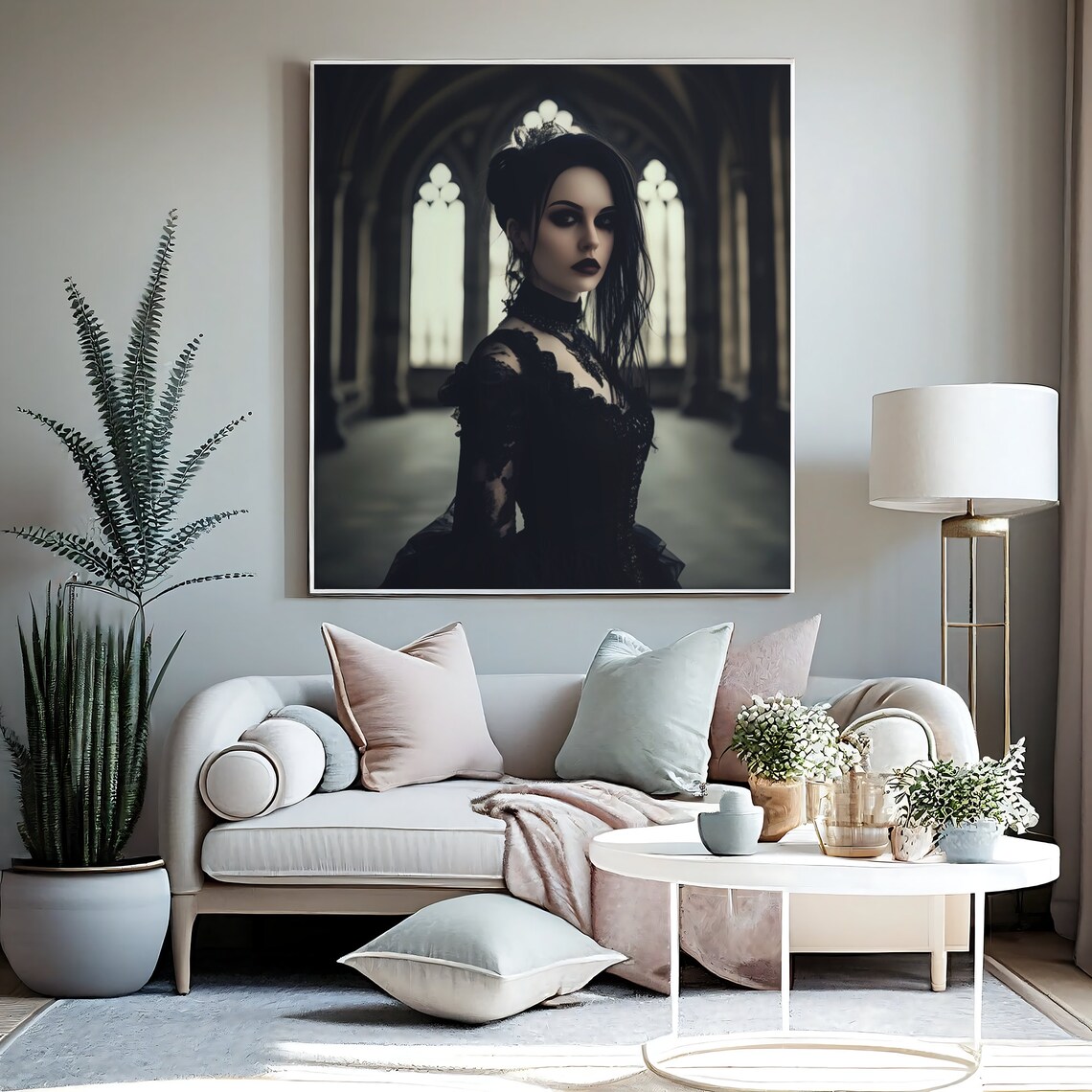 Dark Queen Gothic Art Print #5 - Digital Download, Wall Art Decor for ...