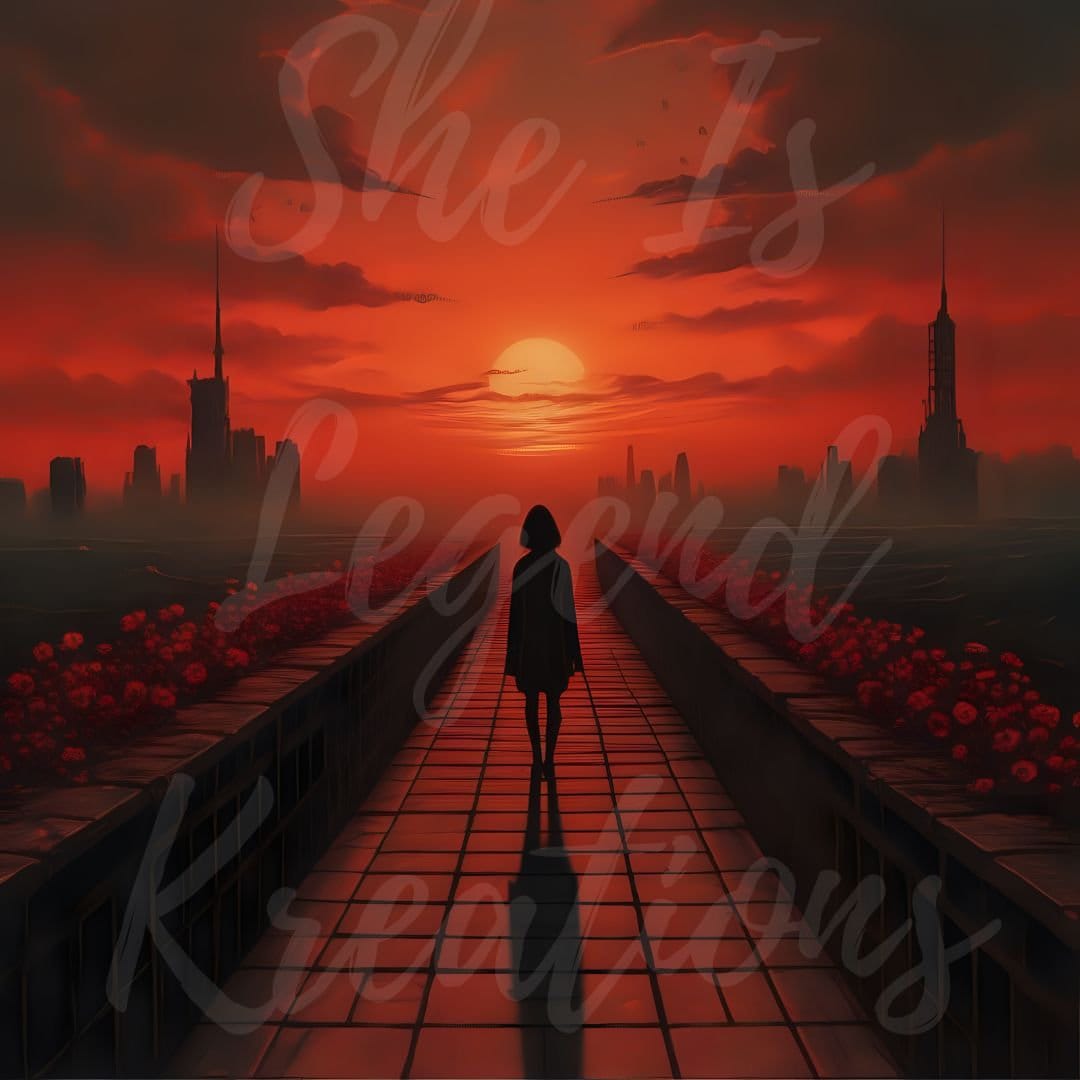 Welcome to Dystopia Print #1-eerie Dystopian Scene, Printable Art for a ...