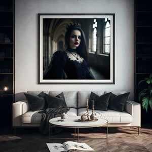 Dark Queen Gothic Art Print #6 - Digital Download, Wall Art Decor for ...