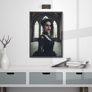 Dark Queen Gothic Art Print #5 - Digital Download, Wall Art Decor for ...