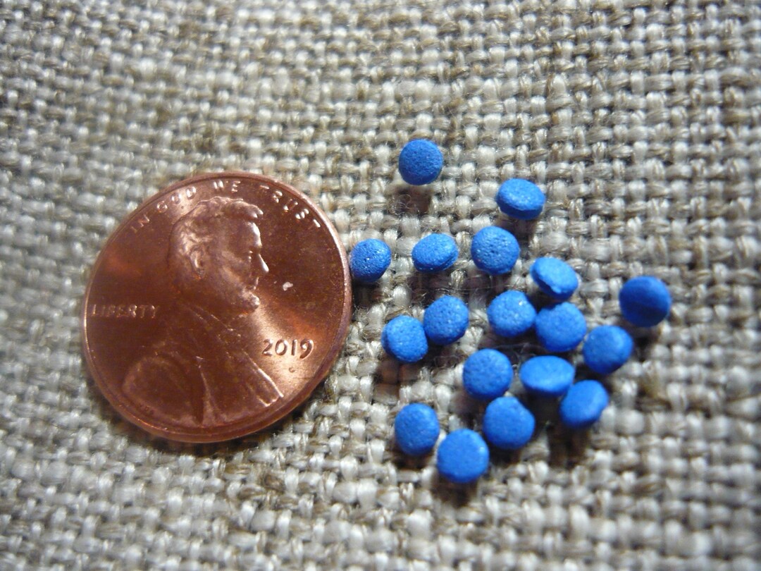 Miniature Blue Raspberry Candy or Blueberry Round Candy Dollhouse ...