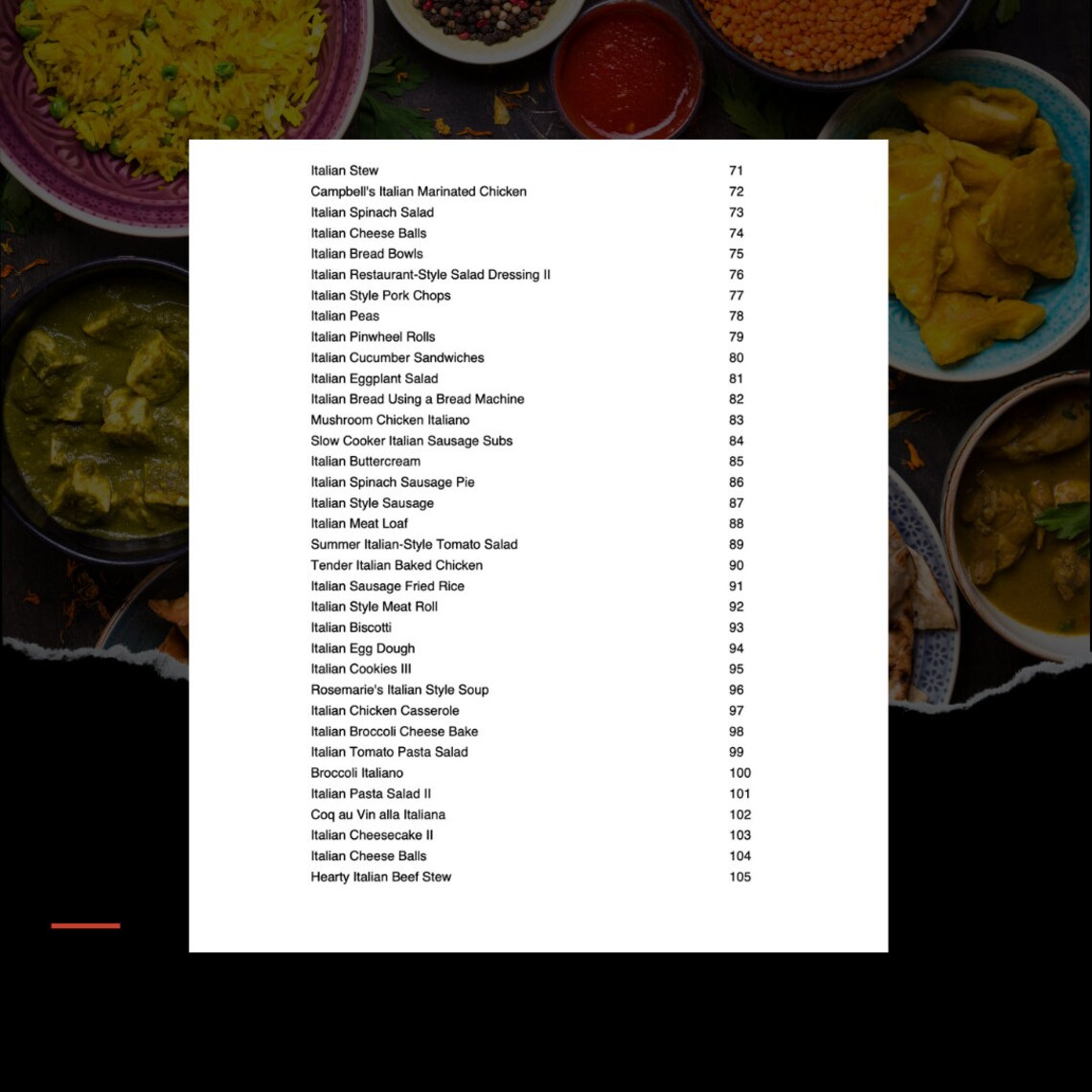 Recipe Book | 643 Lipsmacking Italian Recipes | Ebook Bundle | Instant ...