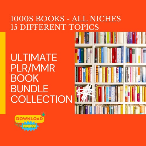 Plr/mmr Mega Bundle - **MASSIVE DISCOUNT** | 1000s Books | All Niche | 15 Hot Topics - Travel ...