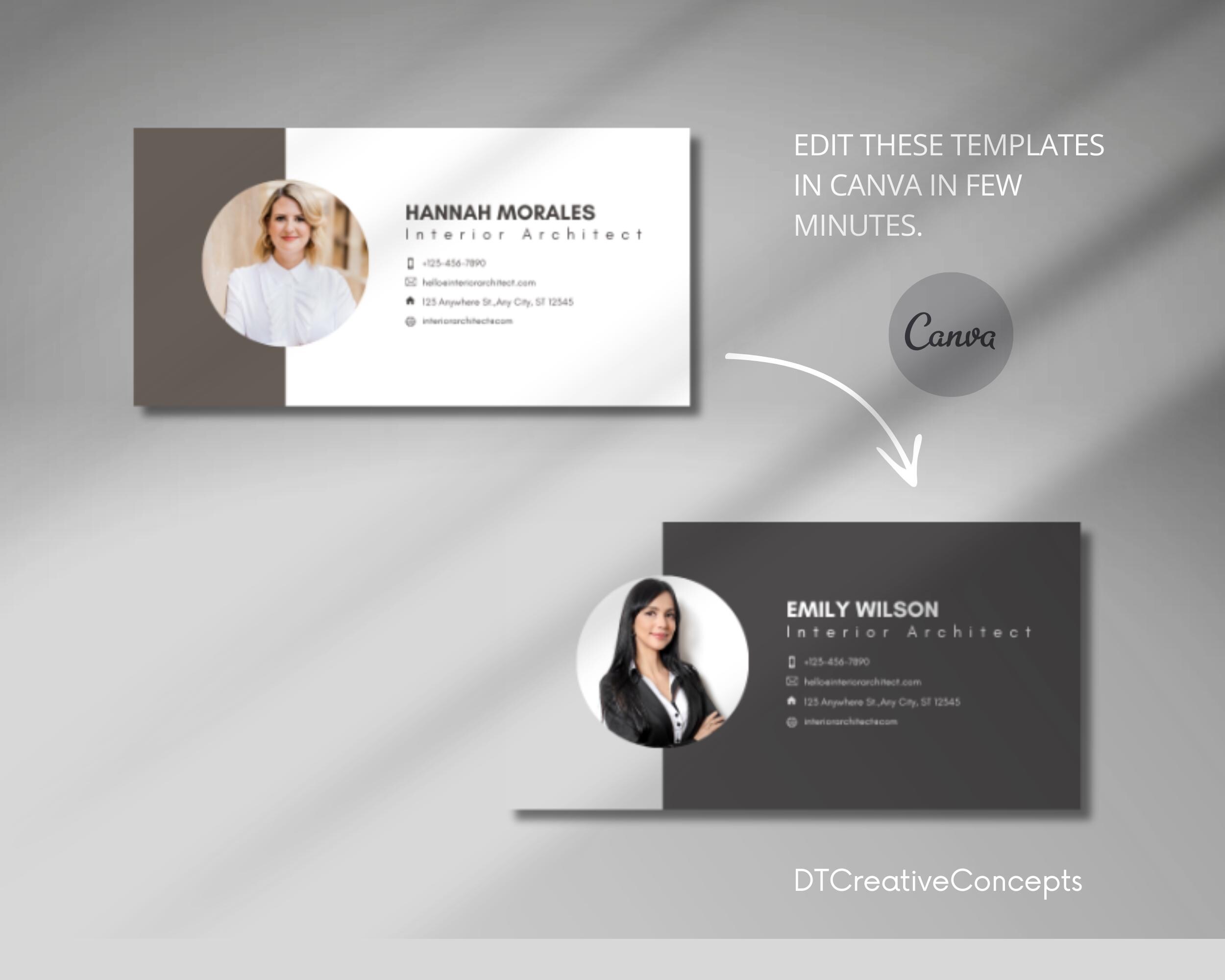 Email Signature Template Bundle for Architects and Interior Designers ...