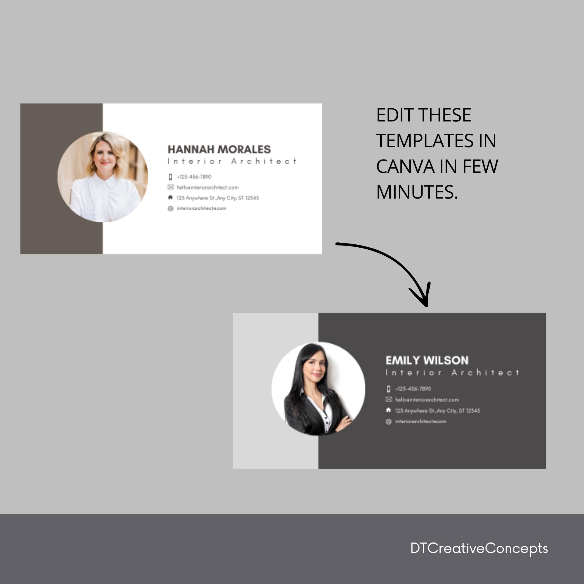 Email Signature Template Bundle for Architects and Interior Designers ...