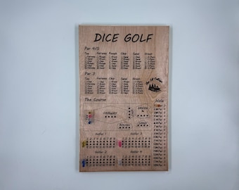 Fore! A Golf Dice Game - Etsy