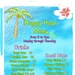 Tropical "happy Hour" Menu Printable and Customizable for Restaurants ...