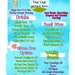 Tropical Beach "happy Hour Menu" Banner and Promo for Specials Events ...