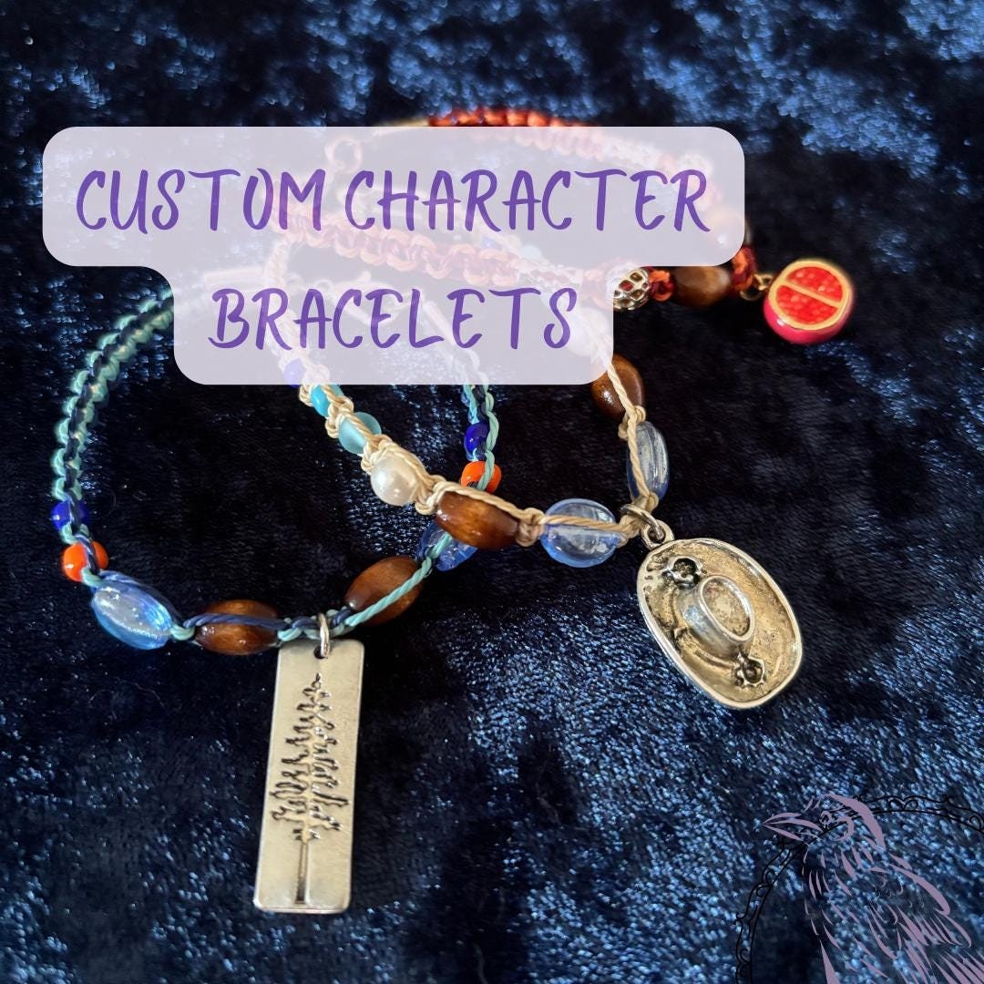 Custom Character Bracelets - Etsy