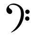 5 BASS CLEF Vinyl Decal Sticker Car Window Laptop Music - Etsy