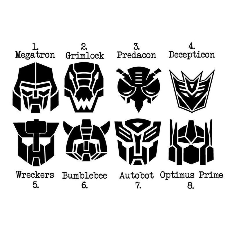 Optimus Prime Decal - Etsy