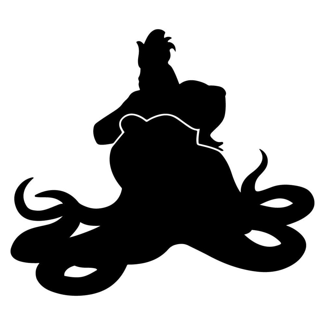 6.2 URSULA Vinyl Decal Sticker Car Laptop Disney Villian Little Mermaid ...