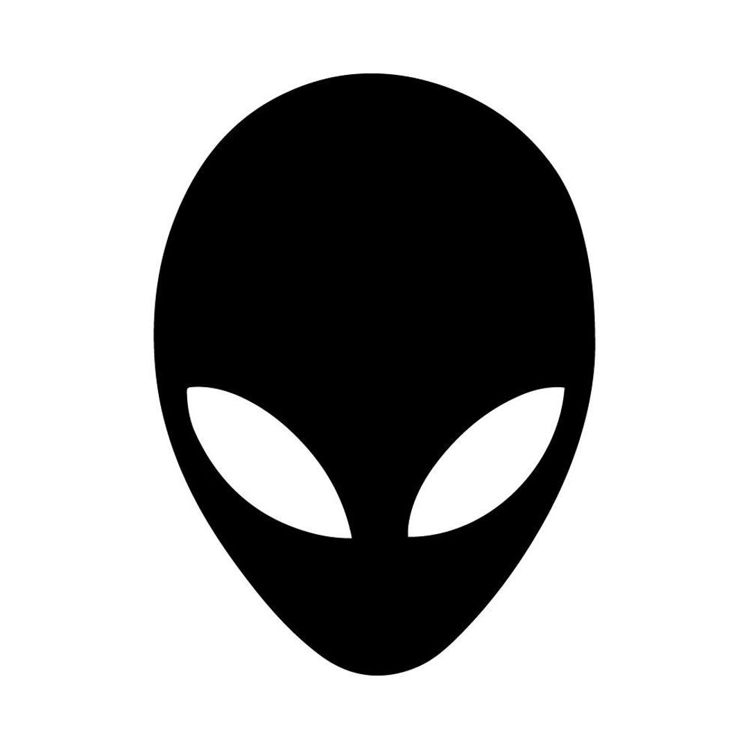 5 ALIEN HEAD Vinyl Decal Sticker Car Window Laptop UFO Aliens Et ...