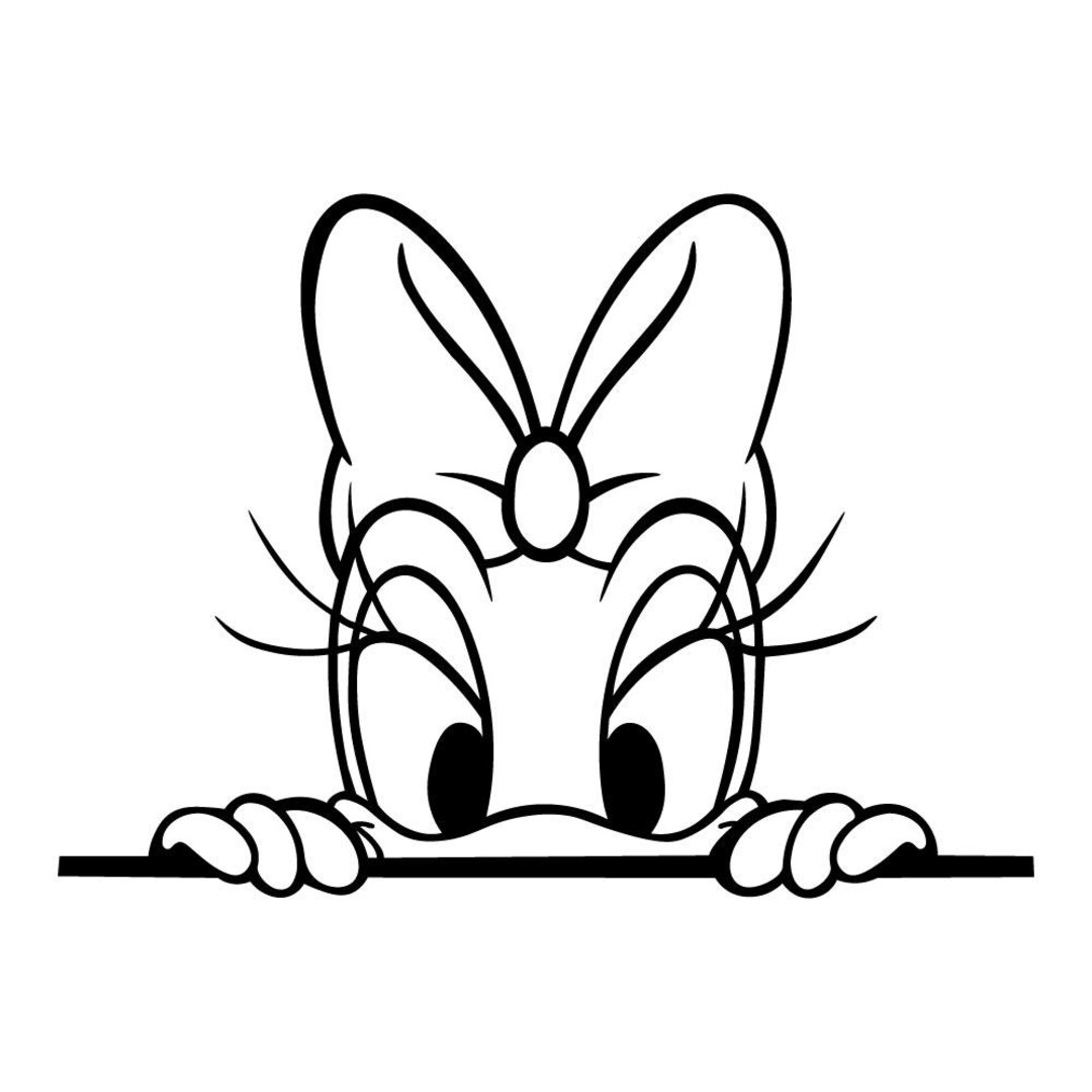 7 PEEKING DAISY V3 Vinyl Decal Sticker Car Laptop Disney Donald Duck ...