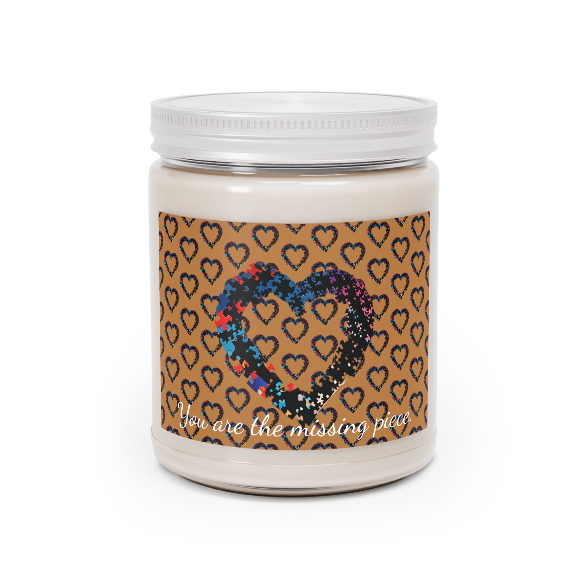 Scented Soy Sympathy/grief Candles, 9oz You Are the Missing Piece ...